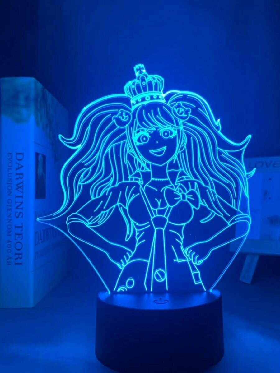 Ночник Аниме Данганронпа - Anime Danganronpa. Подарок фанату аниме и манги — декор в комнату с любимыми персонажами, в стиле отаку и японской анимации.
