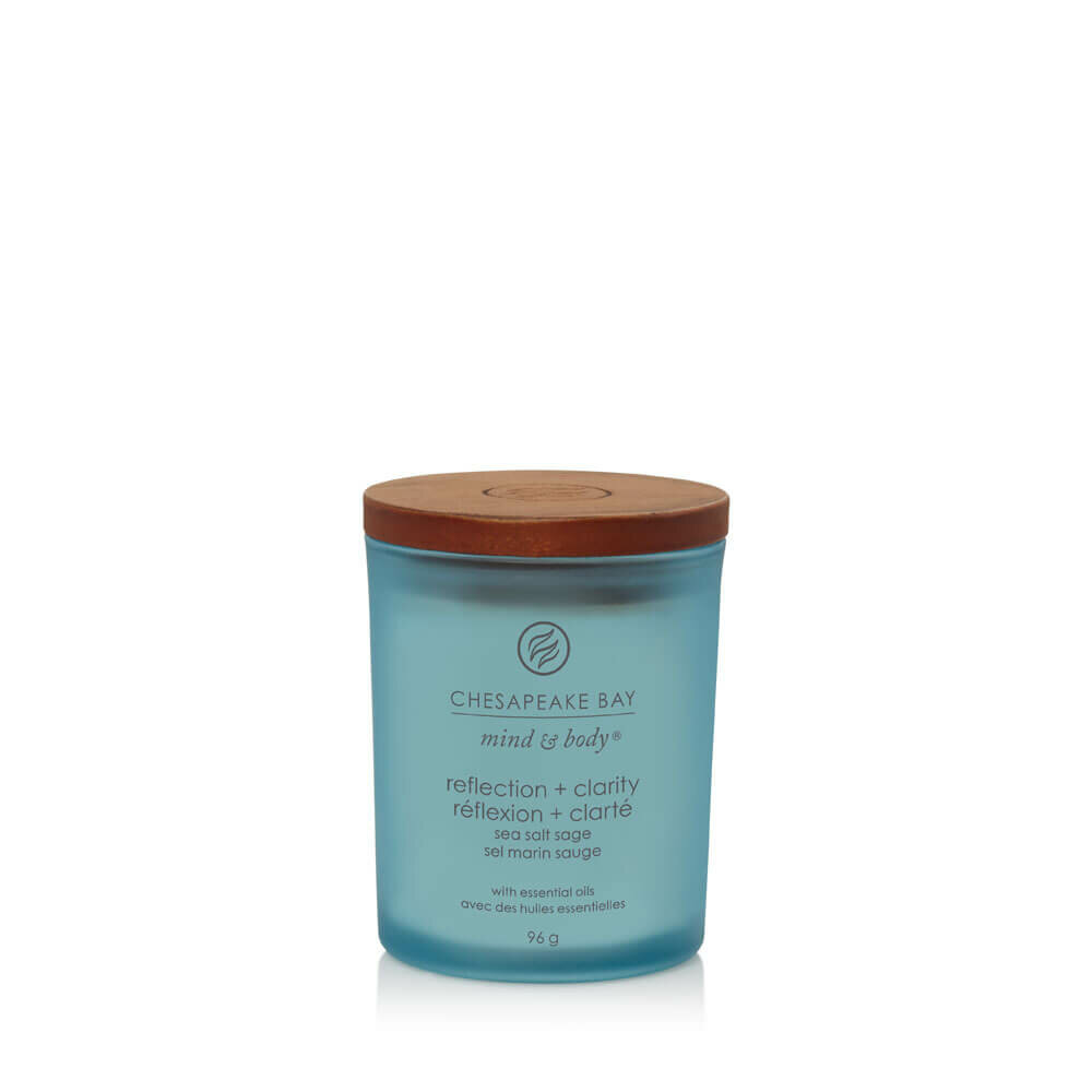 Chesapeake Bay Candle / Свеча маленькая Отражение и ясность (шалфей с морской солью) 96 гр.