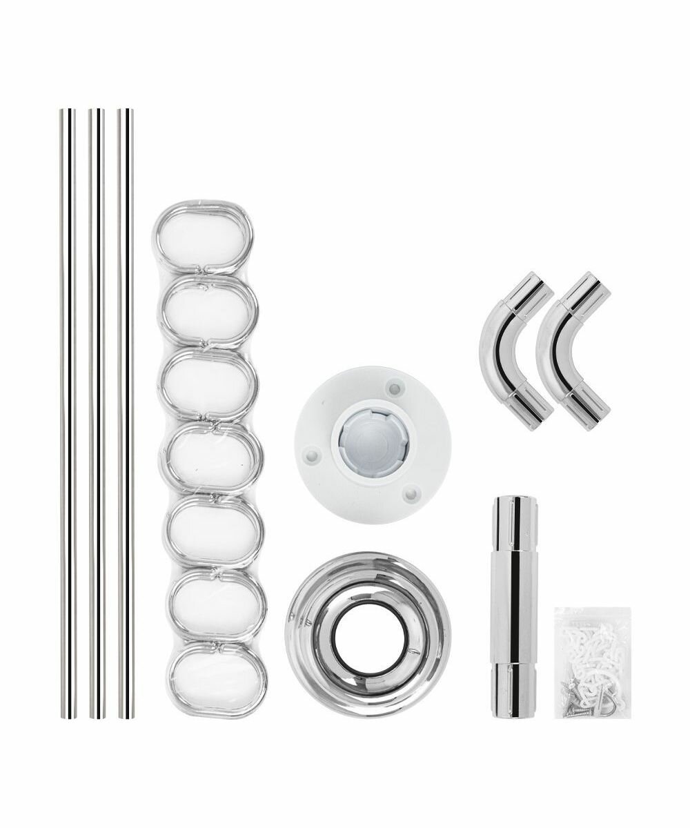 Карниз для ванной угловой Санакс 10009