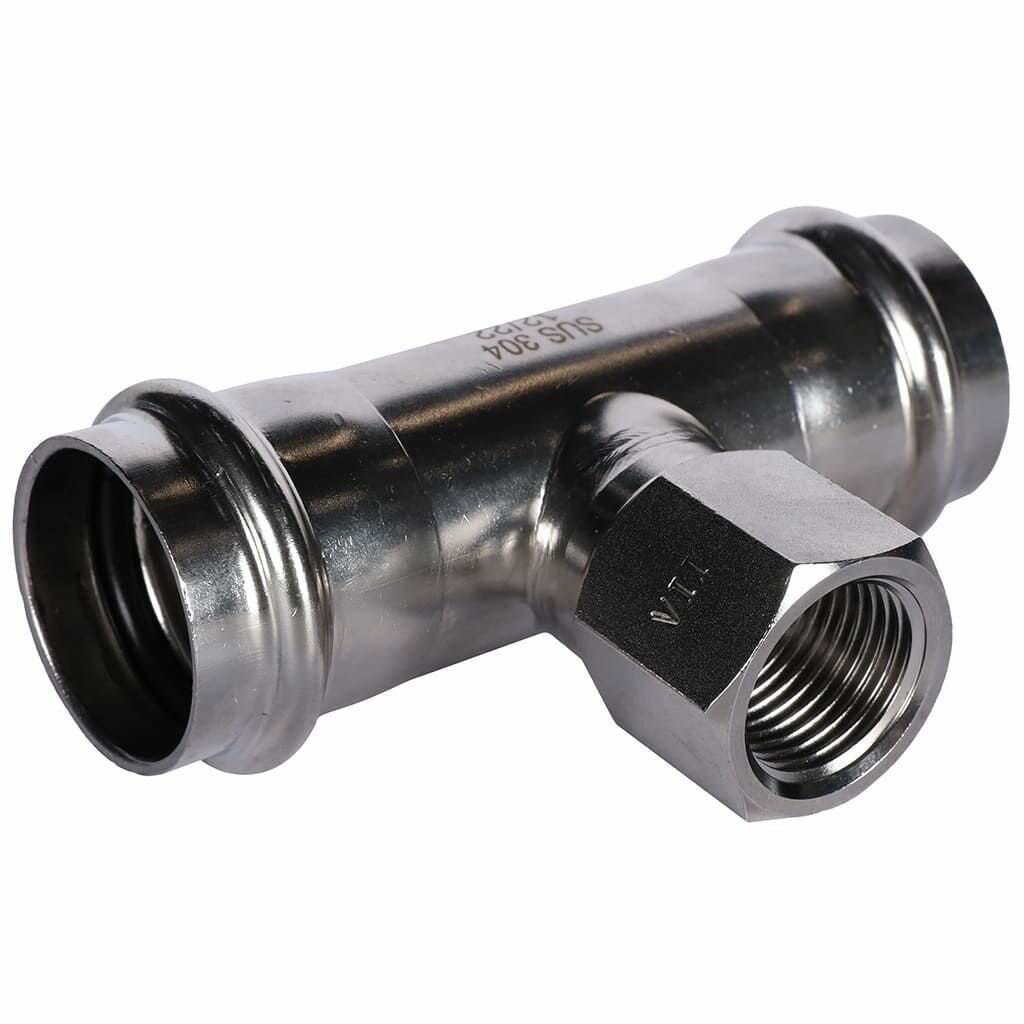 Тройник с ВР нерж. сталь 28 х 1/2" ROMMER