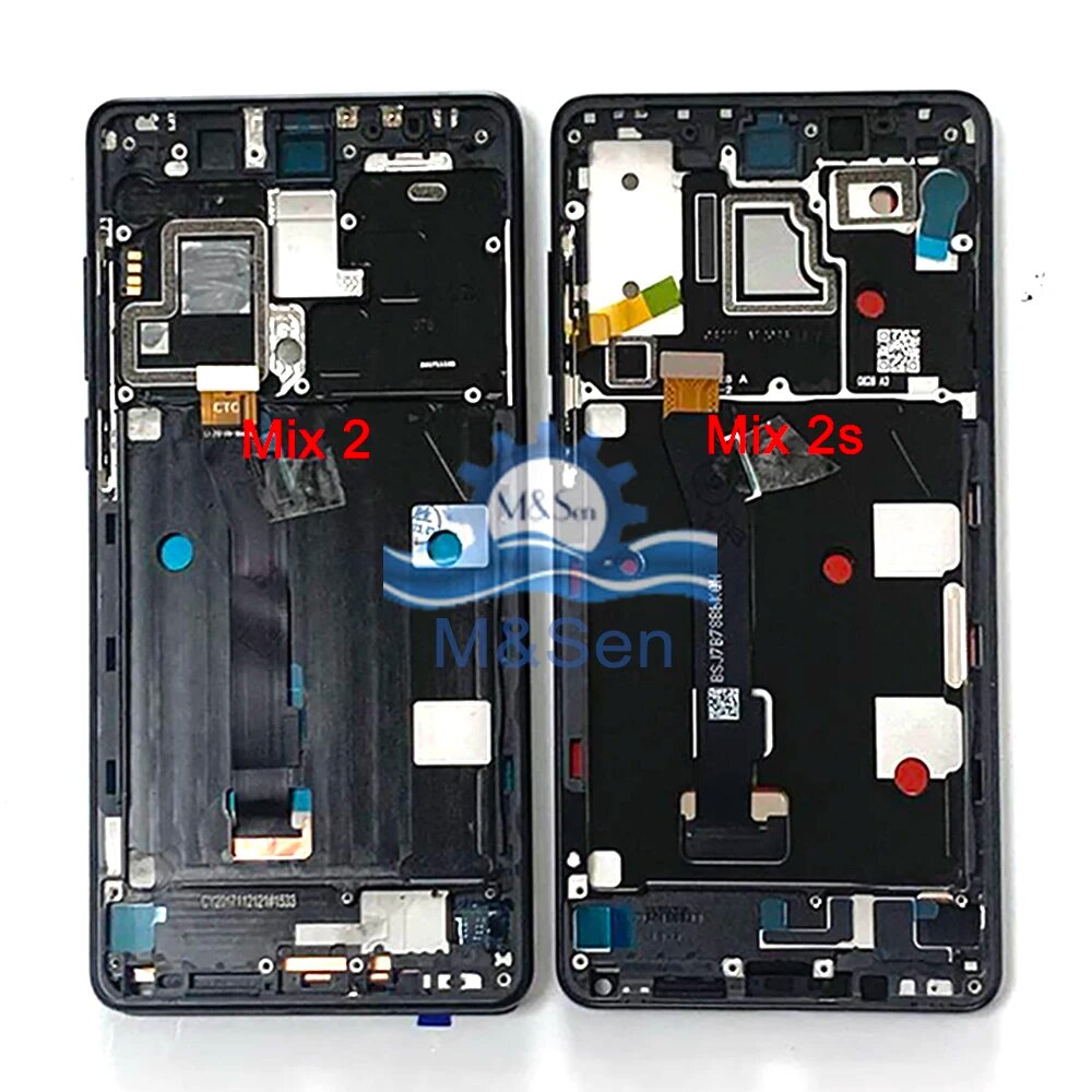 5,99 "Оригинальный ЖК-экран M & Sen для Xiaomi Mix 2 + сенсорная панель Mix 2S Black Frame