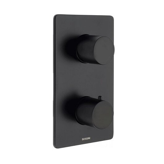Термостат для душа Bossini Oki Z00002.073 черный матовый