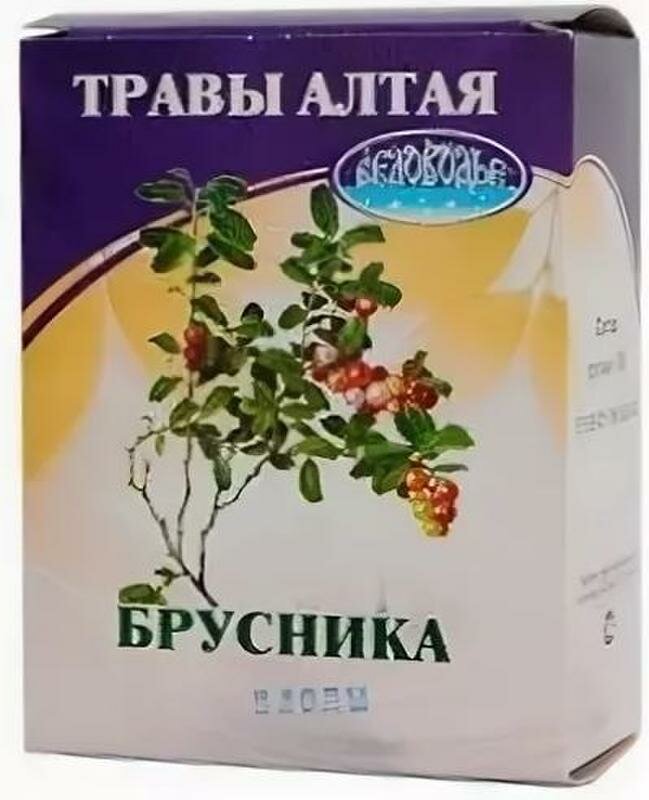 Брусника, ягода дробленая, коробка, беловодье, 25 г