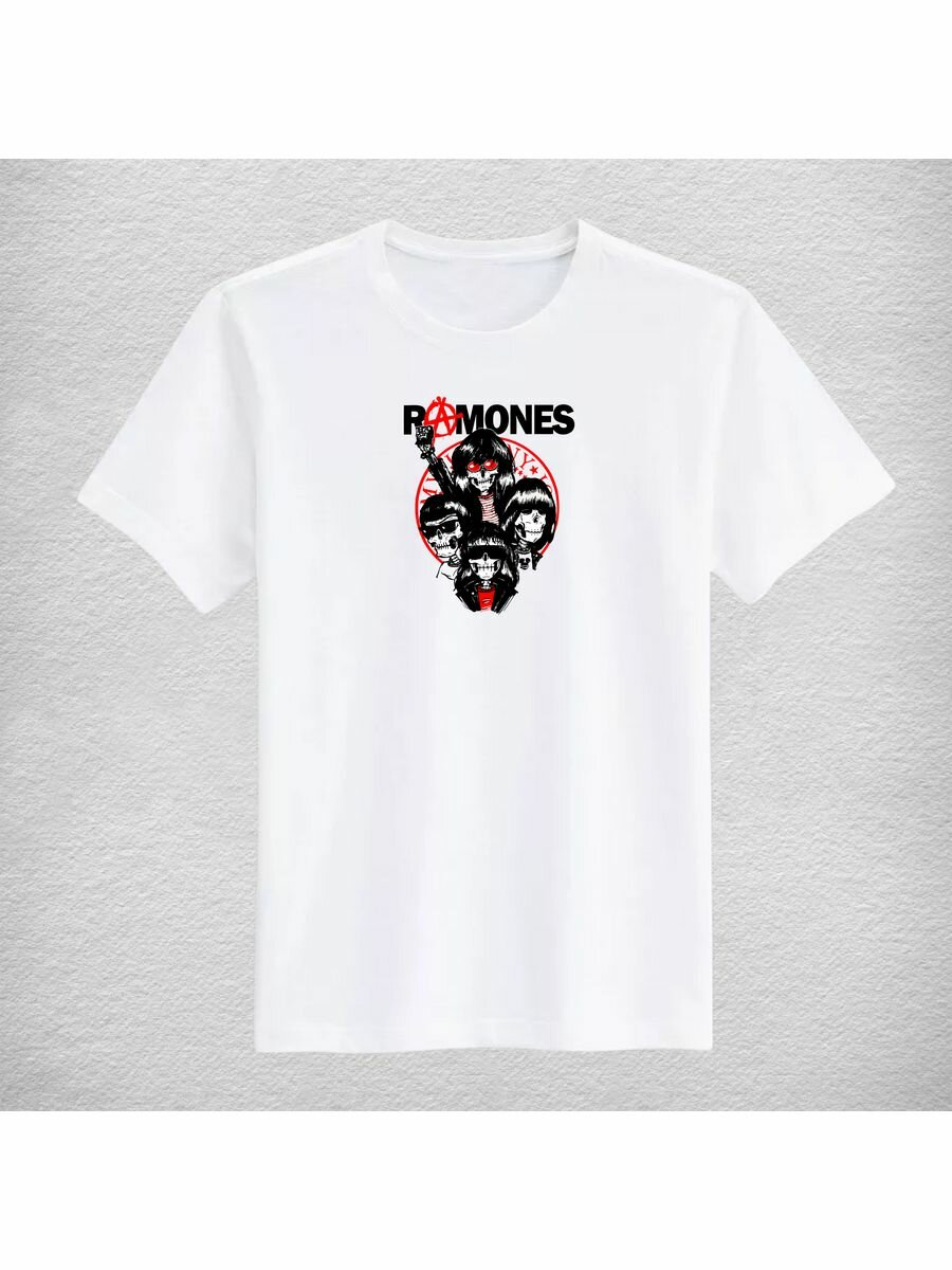 Футболка ramones рок поп