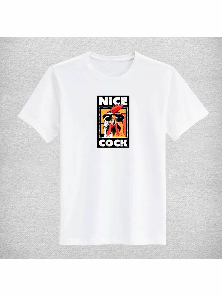Футболка cock петух в очках