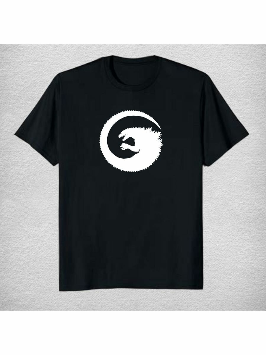 Футболка годзилла godzilla логотип