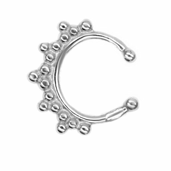 Пирсинг, серебро, 925 проба