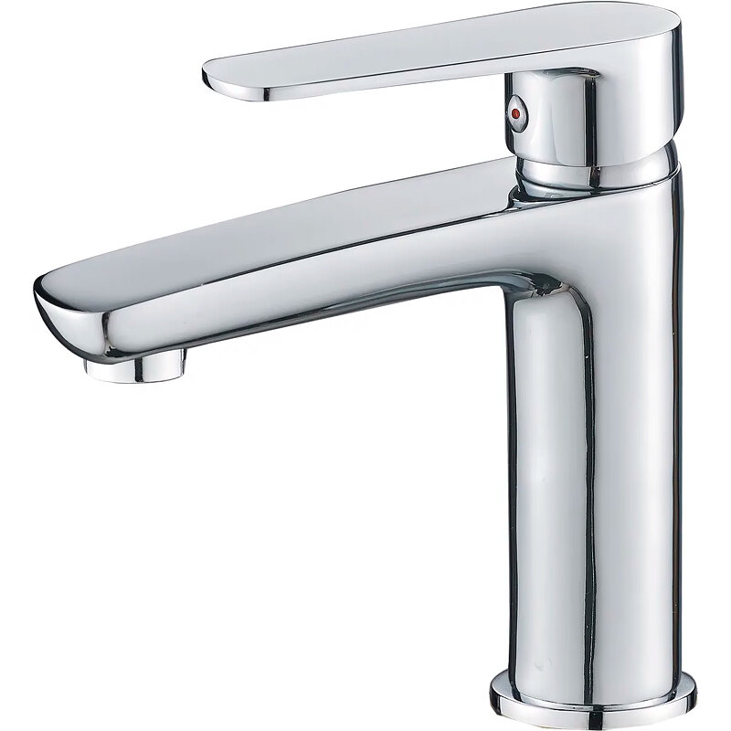 Смеситель для раковины на кухню и ванную / кран для умывальника Cron CN10523 Хром