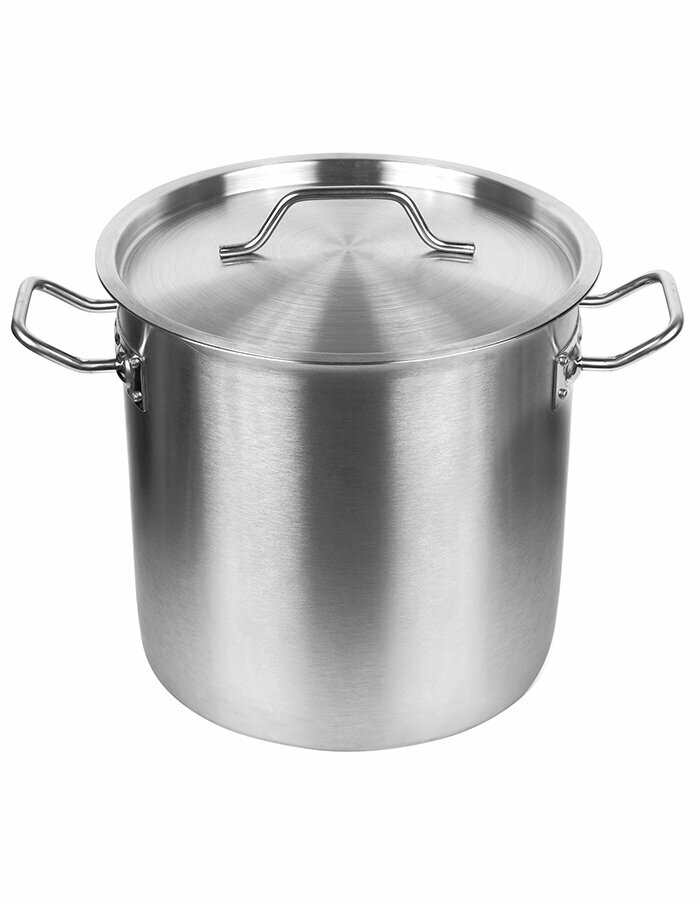 Кастрюля с крышкой Appetite Professional, нержавеющая сталь, 37 л