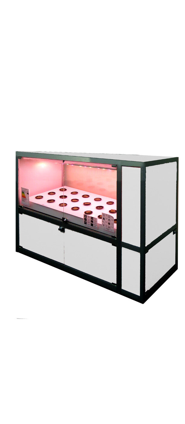 Ситиферма-лаборатория биопоник - 2 для растений ПО принципу биопоника С мобильным управлением "виртуальный ароном" БиопониQ BIO-1-CA