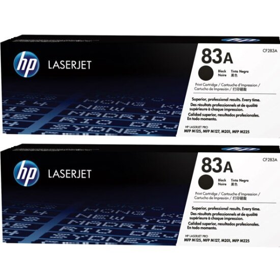 Картридж HP CF283AD 83A 2xBlack двойной для LaserJet Pro MFP M125/M127