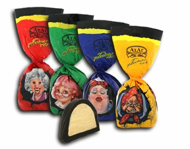 Шоколадные конфеты Заводная теща, 1 кг, АтАг