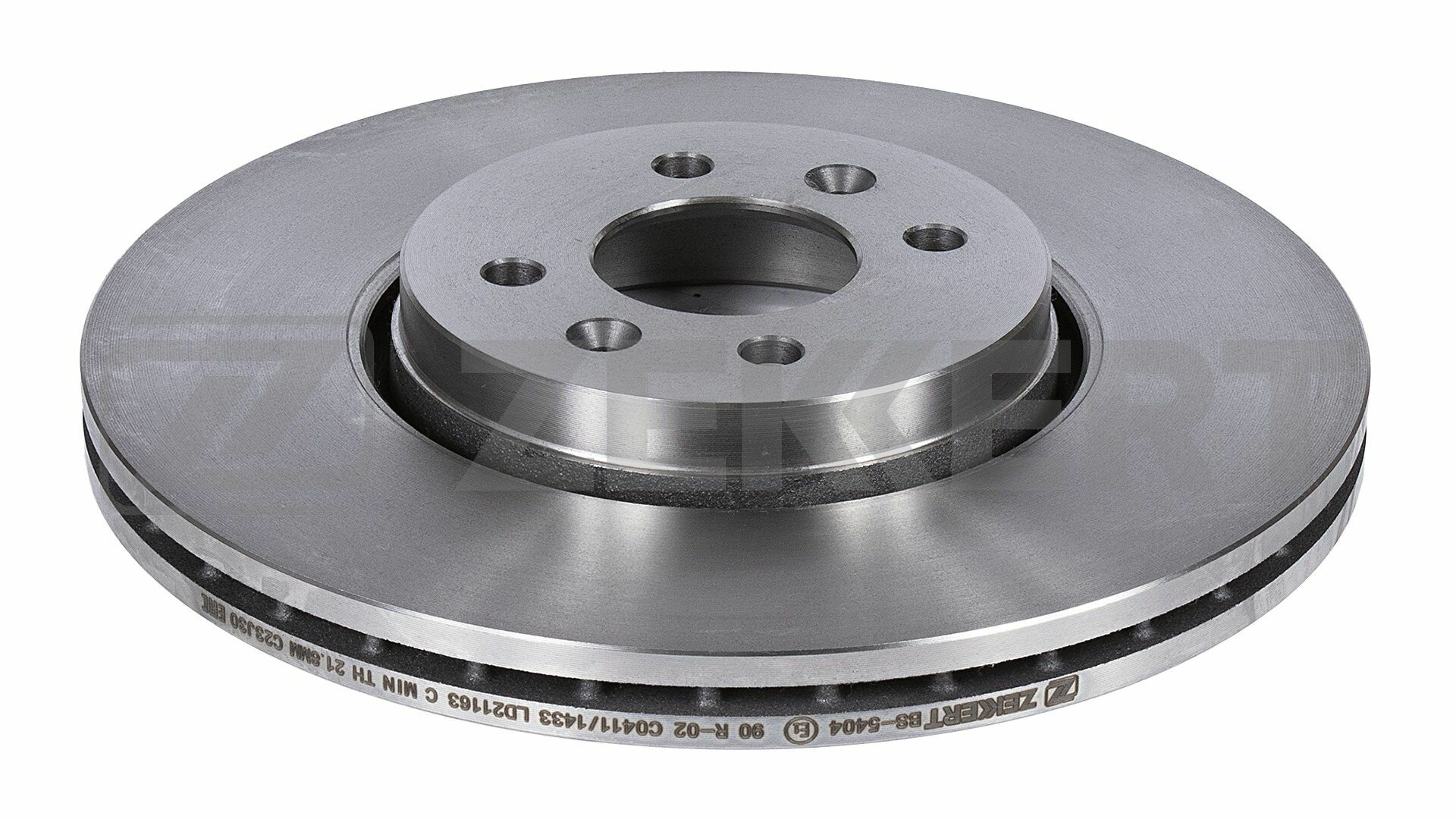 Диск тормозной передний для Рено Гранд Сценик 2, Меган 2, 3, Сценик 2 BS-5404 ZEKKERT