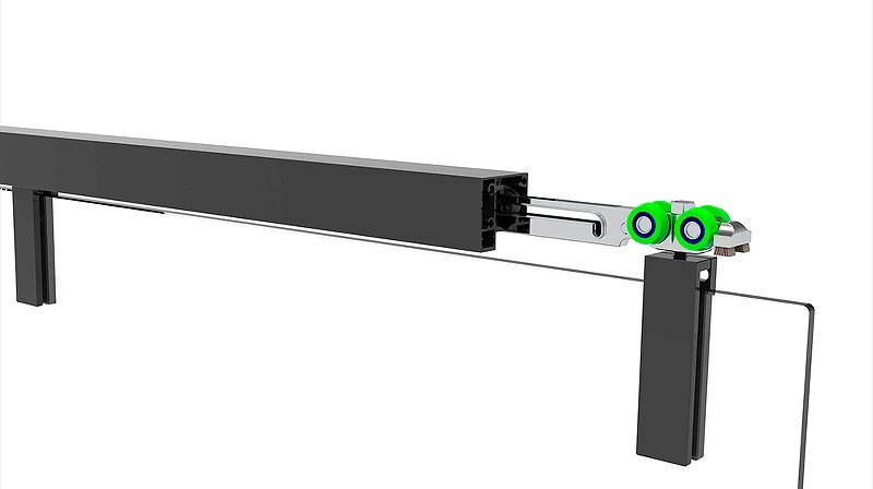 Душевой уголок Black&White Stellar Wind S898 Black-Grey 800х1200 8988012