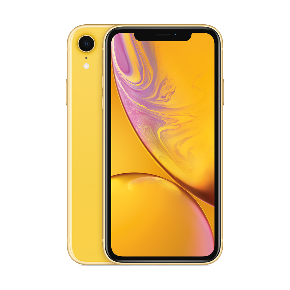 Смартфон Apple iPhone Xr 128 ГБ, nano SIM+eSIM, желтый