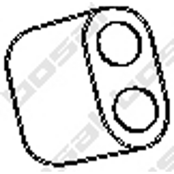 BOSAL 255-819 (0852506 / 0852508 / 09292260) кронштейн глушителя резиновый