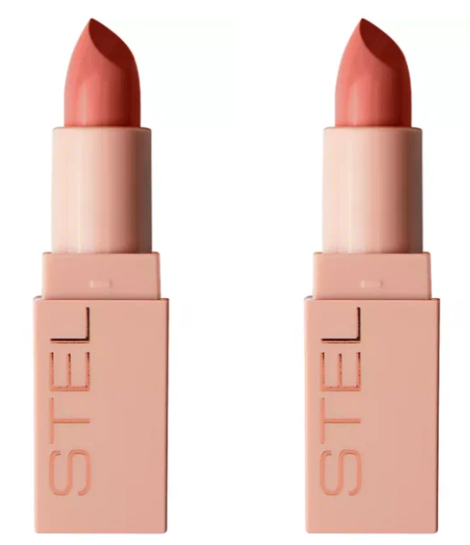 Помада для губ устойчивая Stellary Long lasting lipstick, тон 22 Tropical Nude, 3,8 г, 2 шт