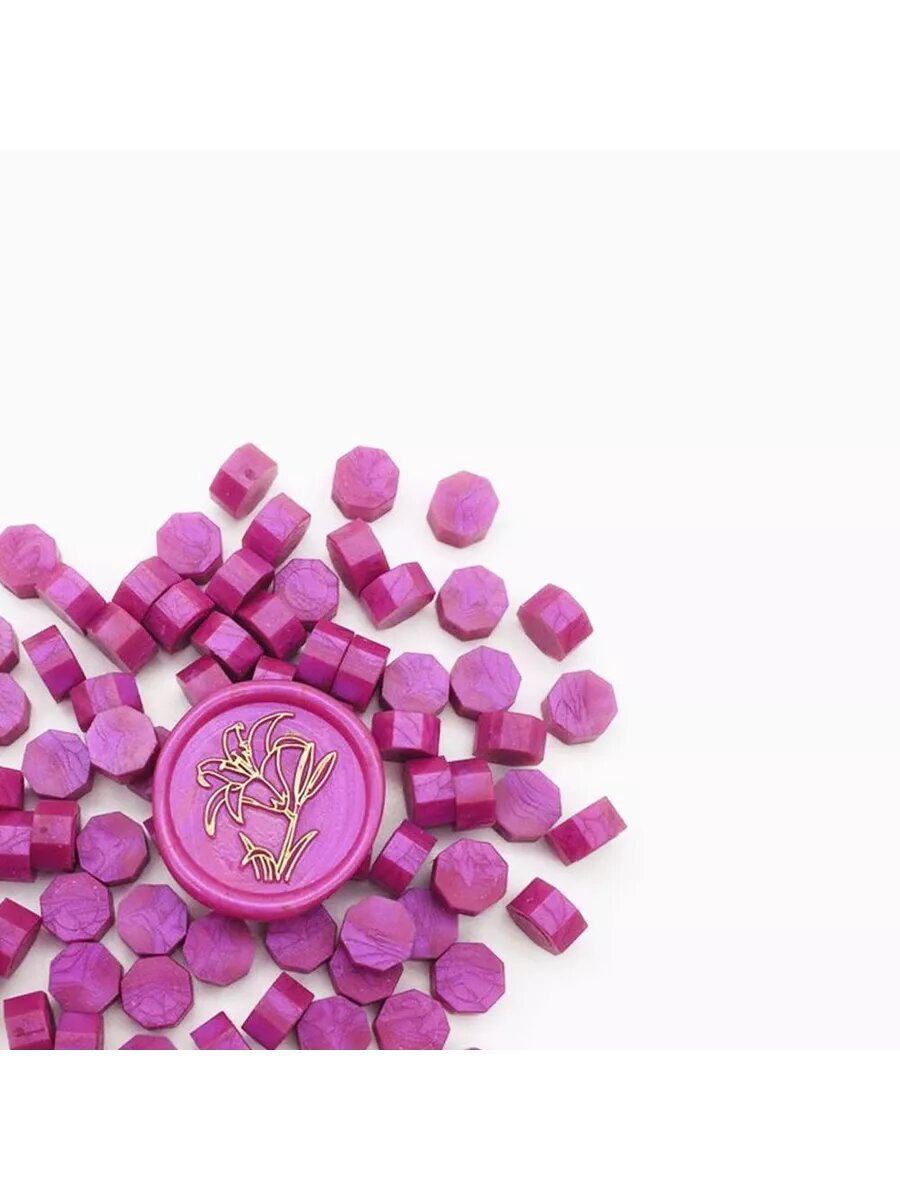 Сургуч 20гр розовый для печати