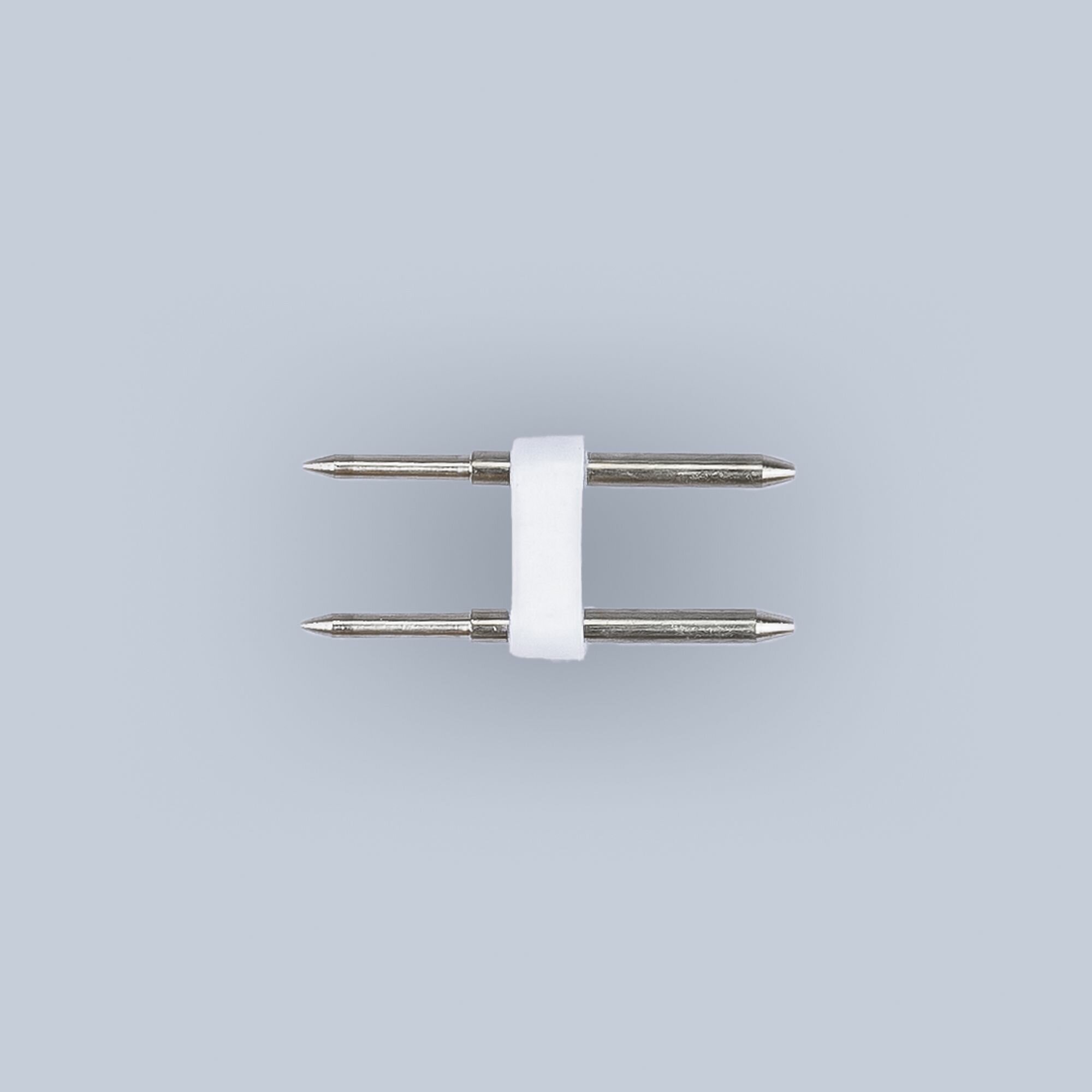 Игольчатый алюминиевый коннектор-соединитель "Eleganz" для светодиодной ленты 9.6W 220V (комплект из 10шт.)