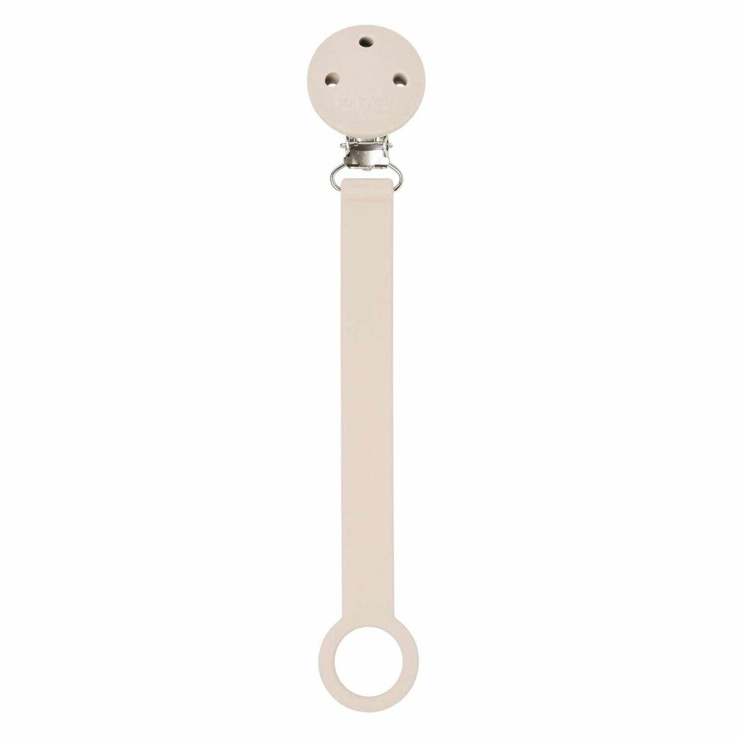 Держатель Nattou для фиксации соски Pacifinder Lapidou beige 875530