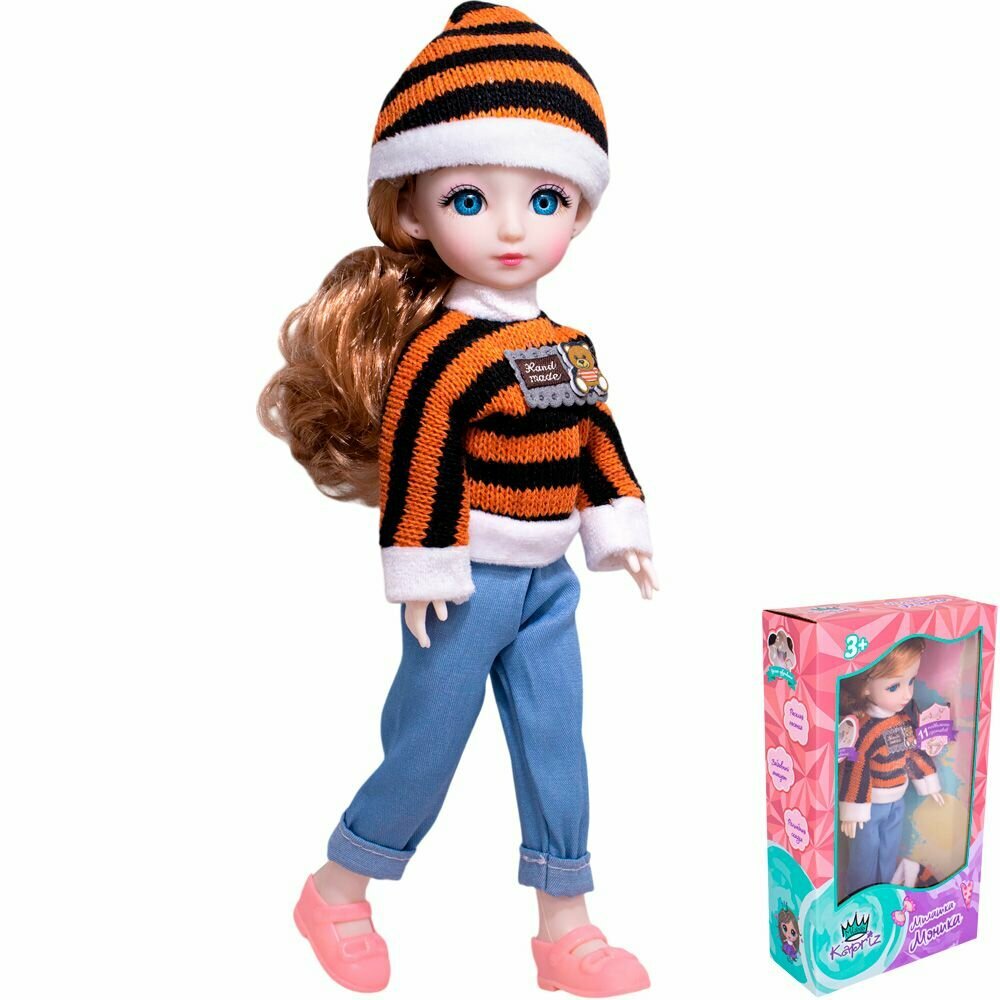 Кукла "Стильная Милашка" 28см, говорящая, шарнирная, Miss Kapriz для девочек