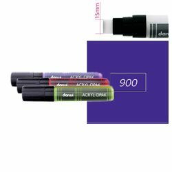 Фиолетовый. Акриловый маркер DARWI Acryl Opak 15мм