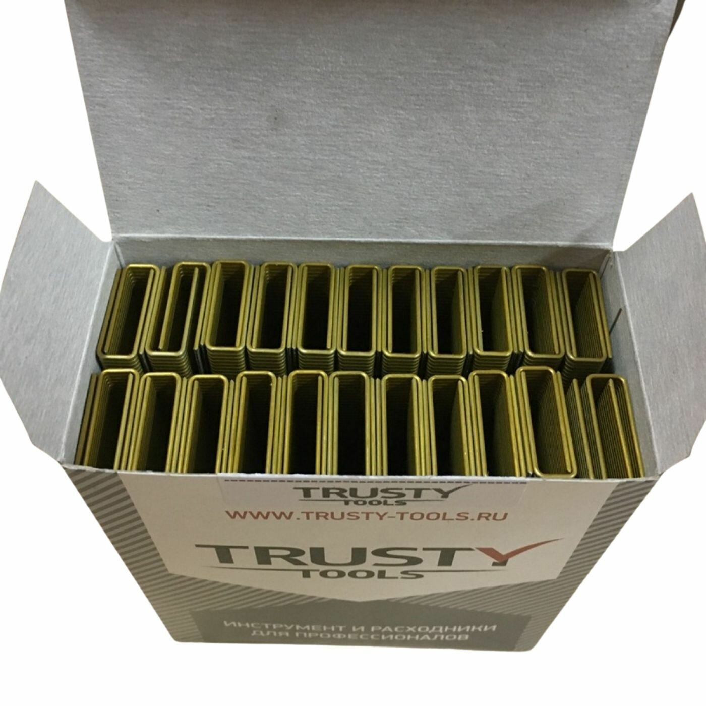 Скоба узкая Trusty 92 тип 25 мм. Тип: 92, H, JK-664 92/25-RUS