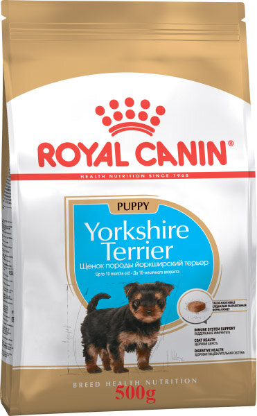 Royal Canin Для щенков Йоркширского терьера: до 10 мес. (Yorkshire Junior 29), 500г 0.5 кг