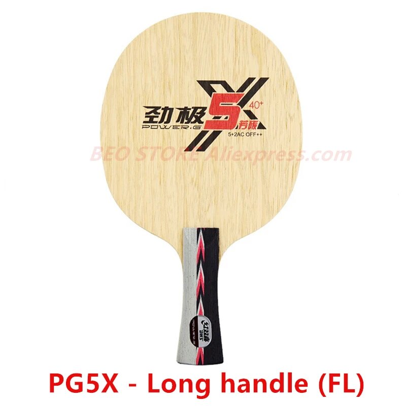 ДHS PG5X ракетка для настольного тенниса, Long handle, Черный