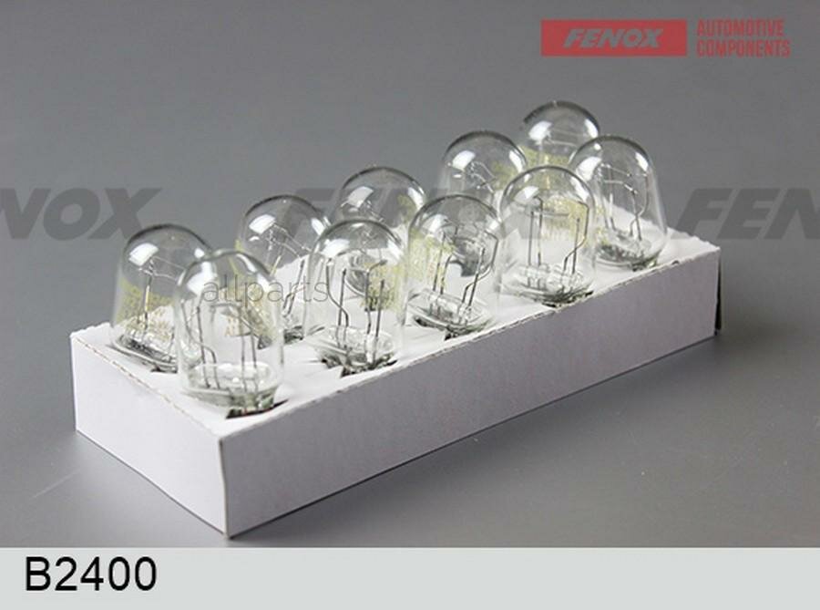 FENOX B2400 Лампа 12V W21/5W 21/5W FENOX 1 шт. картон B2400