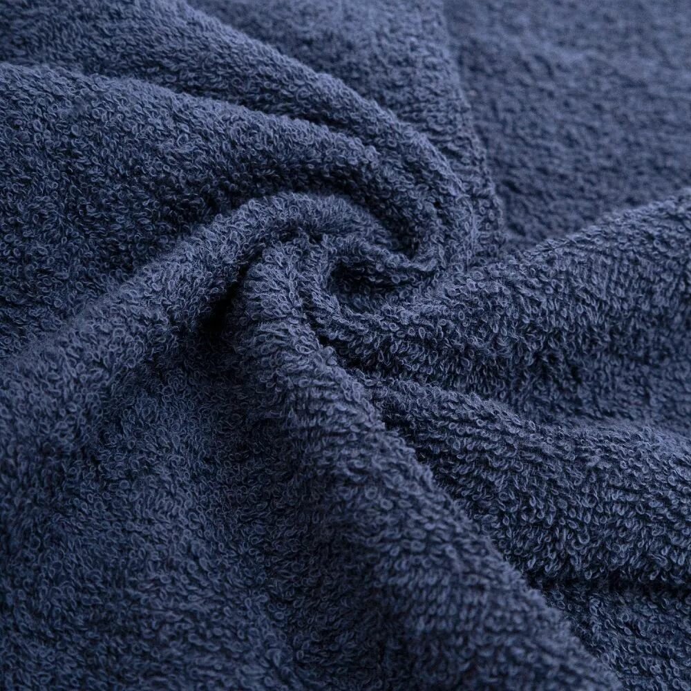 Полотенце Бруно банное махровое синий хлопок 70х120см Василиса