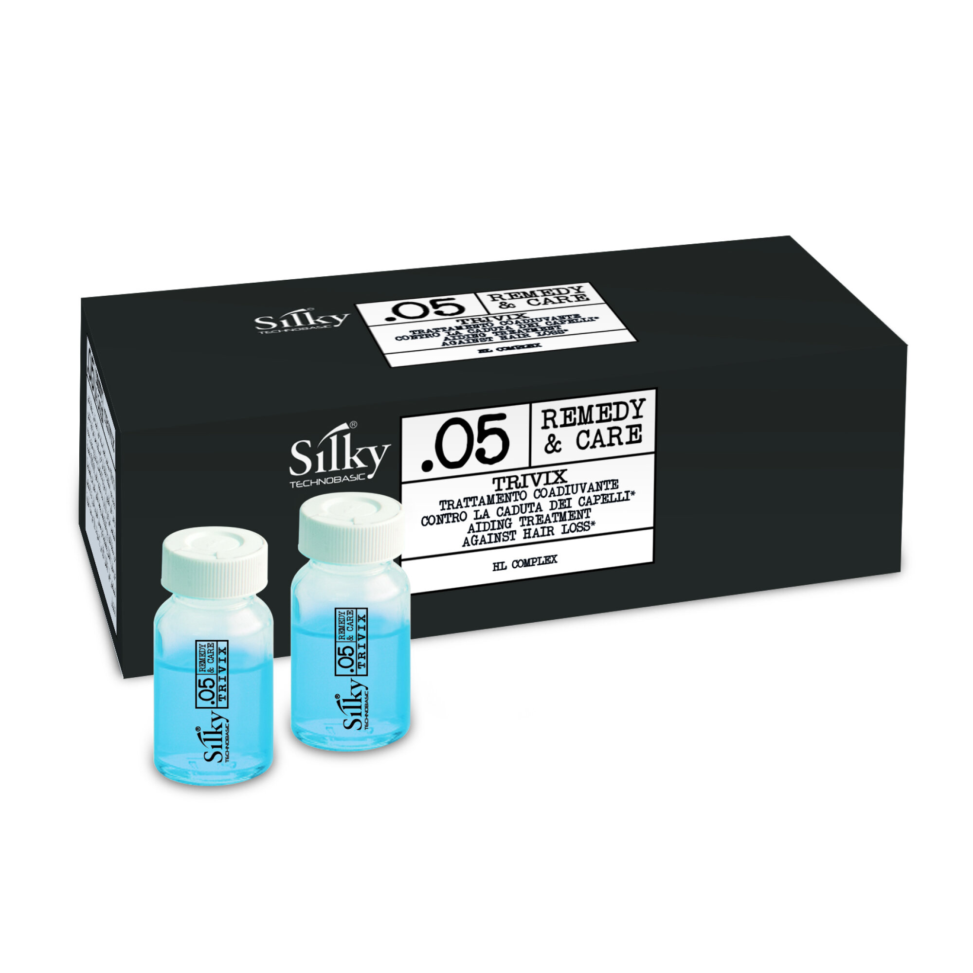 Несмываемый лосьон против выпадения волос Silky Remedy Care Trivix, 10х10 мл