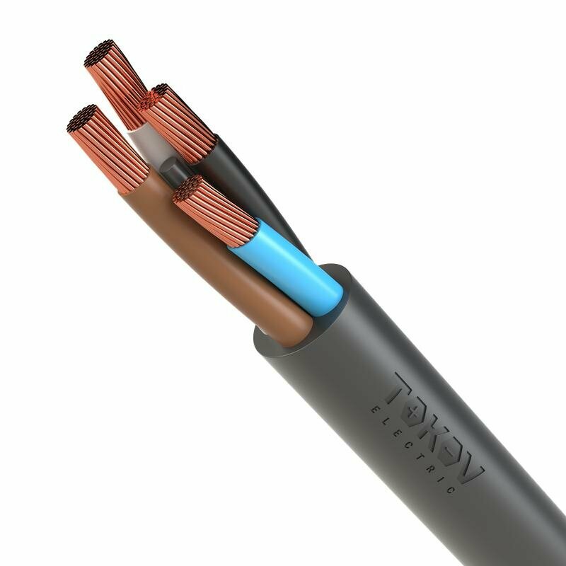 Кабель TOKOV ELECTRIC КГтп-ХЛ 4х4 (N) 380/660-3 (м), TOKOV ELECTRIC КПП 00-00027194 (1 м.)