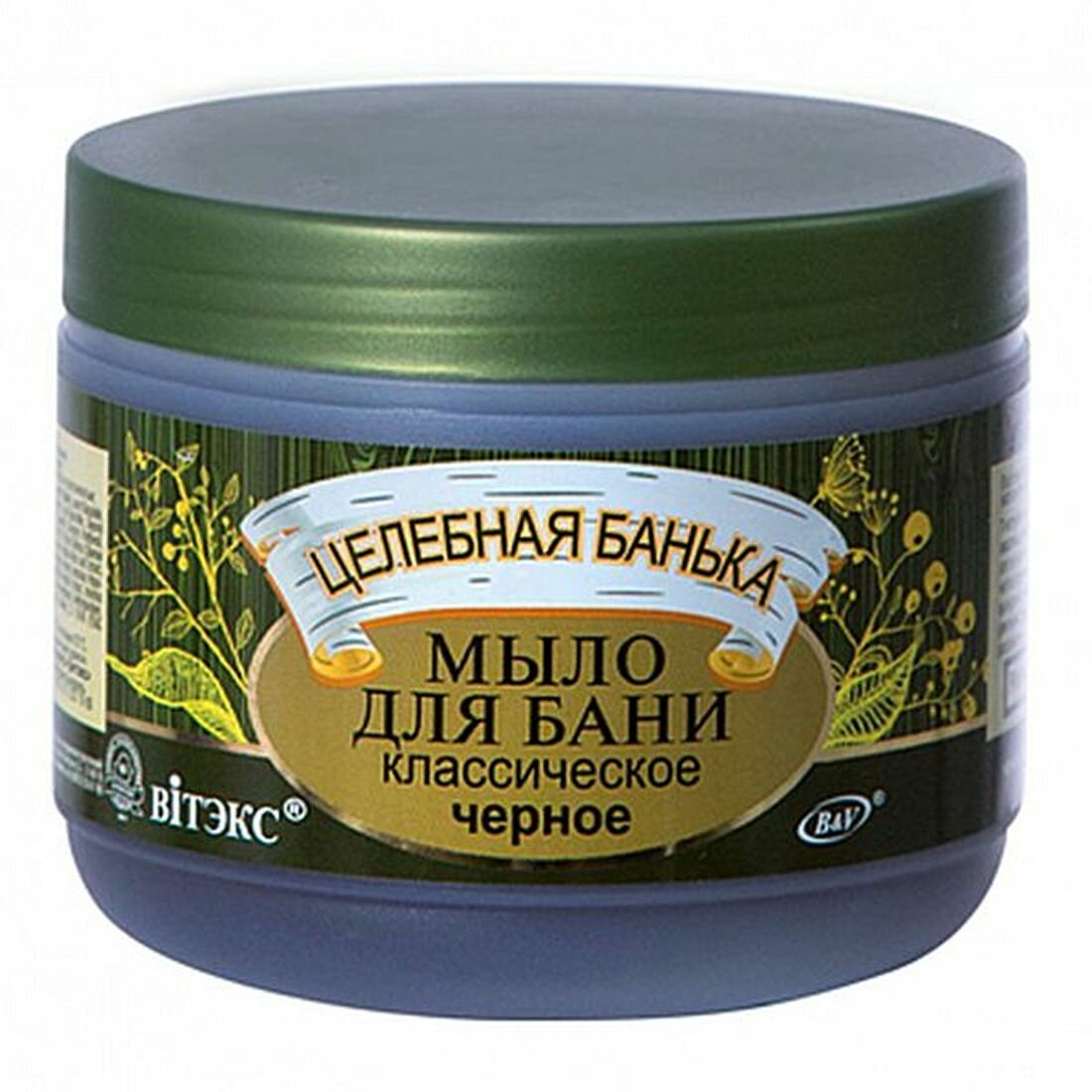 Мыло для бани Классическое Черное 500мл