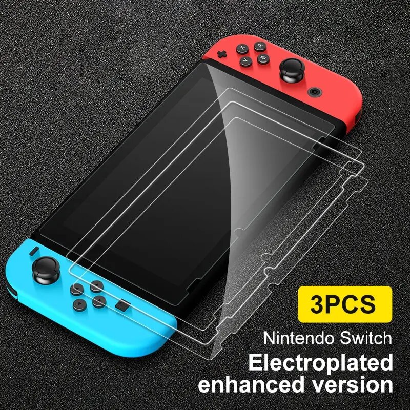 Защитное стекло для Nintendo Switch, 2/3 шт — фото 1