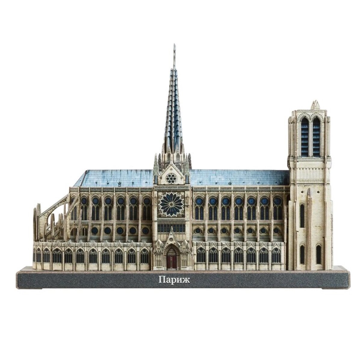 Сборная модель Умная Бумага Собор Парижской Богоматери. Шедевры мировой архитектуры УмБум549