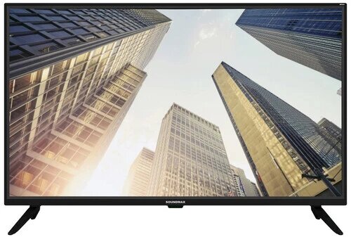 32" (80 см) LED-телевизор Soundmax SM-LED32M12 черный [Direct LED, HD, HDMI х 2, USB х 2 шт]