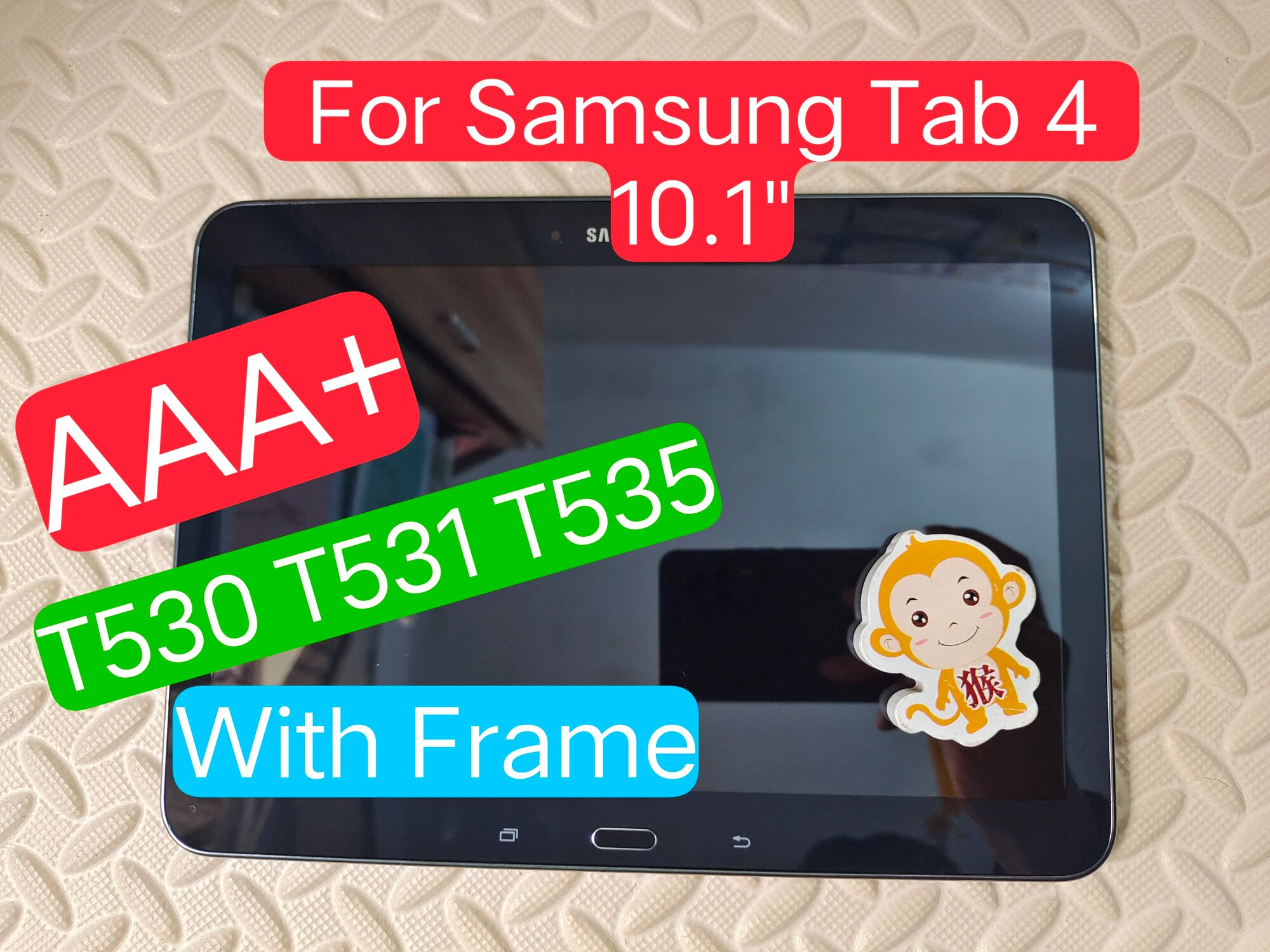 Сменный ЖК-дисплей для Samsung Galaxy Tab 4 10,1 SM-T530 T531 T535 T537V, T535 Black Frame