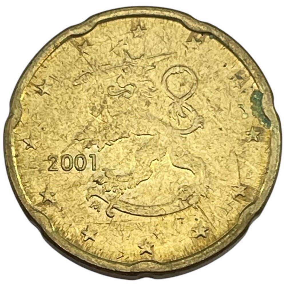 Финляндия 20 евроцентов 2001 г.