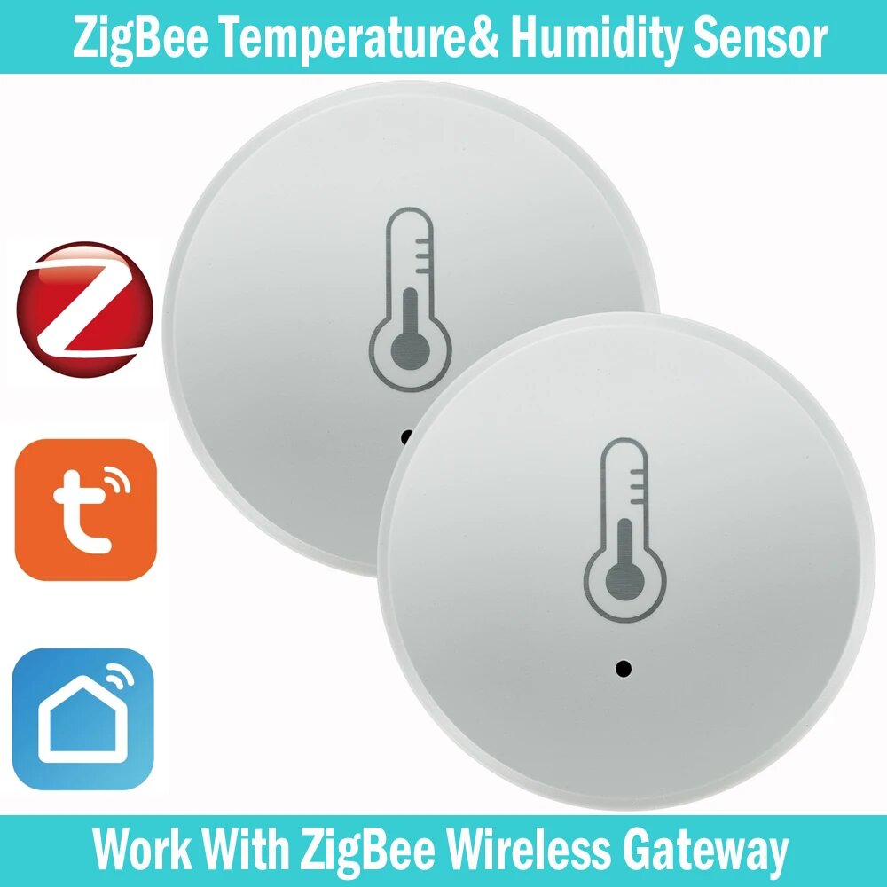 Датчик температуры и влажности eMastiff Tuya Zigbee 2PCS