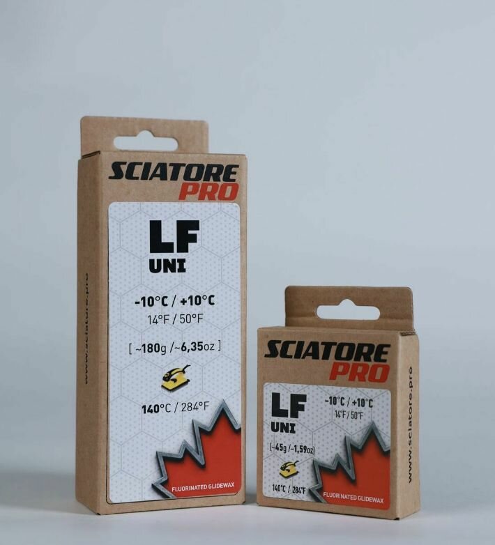 Парафин SCIATORE Pro LF UNIVERSAL (белый) +10/-10 180 гр,