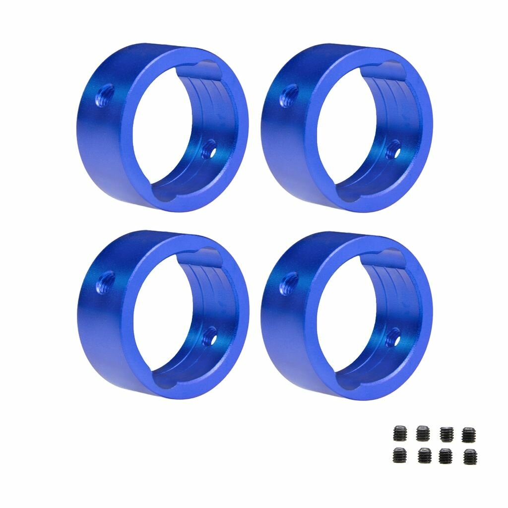 4 шт, кольцо с дистанционным управлением, внутренний зажим, противовес, металлический для ступиц колес XRTTRXA 1:6