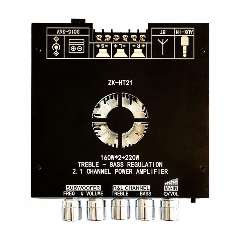 (1x) Модуль усилителя Bluetooth второго поколения 2.1 канала TDA7498E