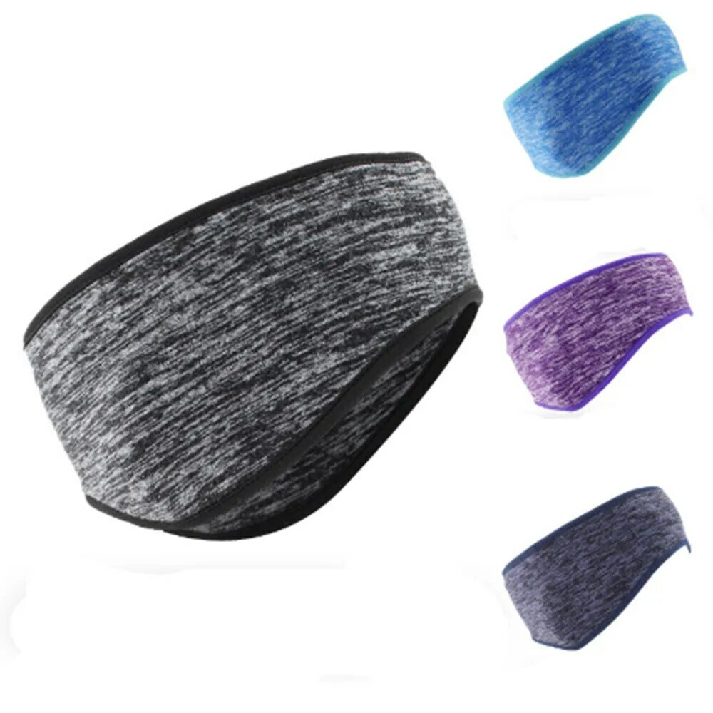 Мужская и женская повязка на голову, впитывающая пот, согревающая уши, головной убор для фитнеса, повязка на голову, спортивный тюрбан H021