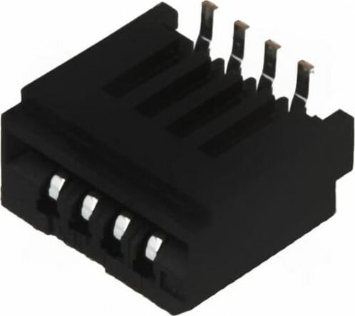 Разъем JST 04FMN-BMT-A-TF (LF)(SN) FFC FPC вертикальный PIN4 SMT 500мА 1мм 50В 1шт