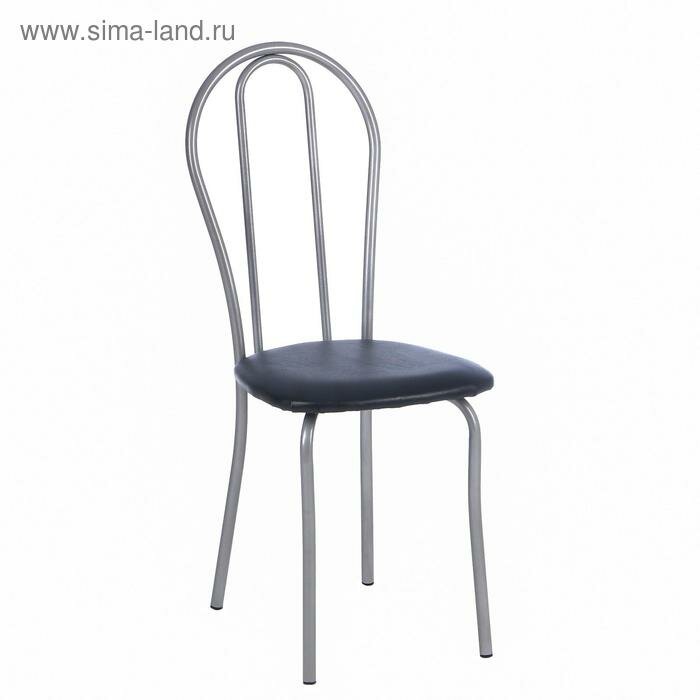 Стул "Венский 2", Серебристый металлик/Черный, 4181571