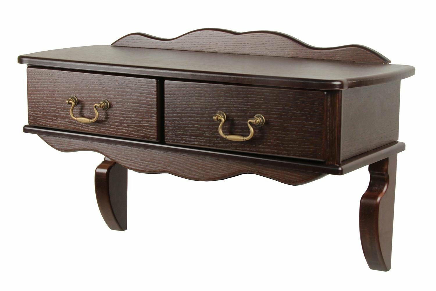 Стол-консоль Берже подвесной, 20,79,8х21х31 см, цвет тёмно-коричневый