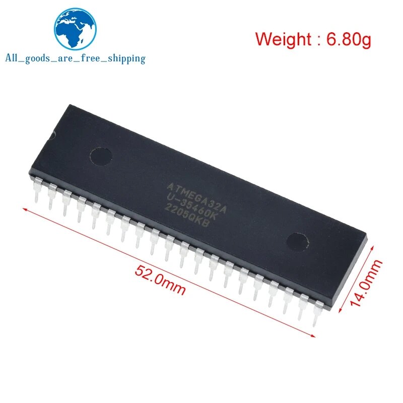 Микроконтроллер ATMEGA32A-PU, 1pcs — фото 1