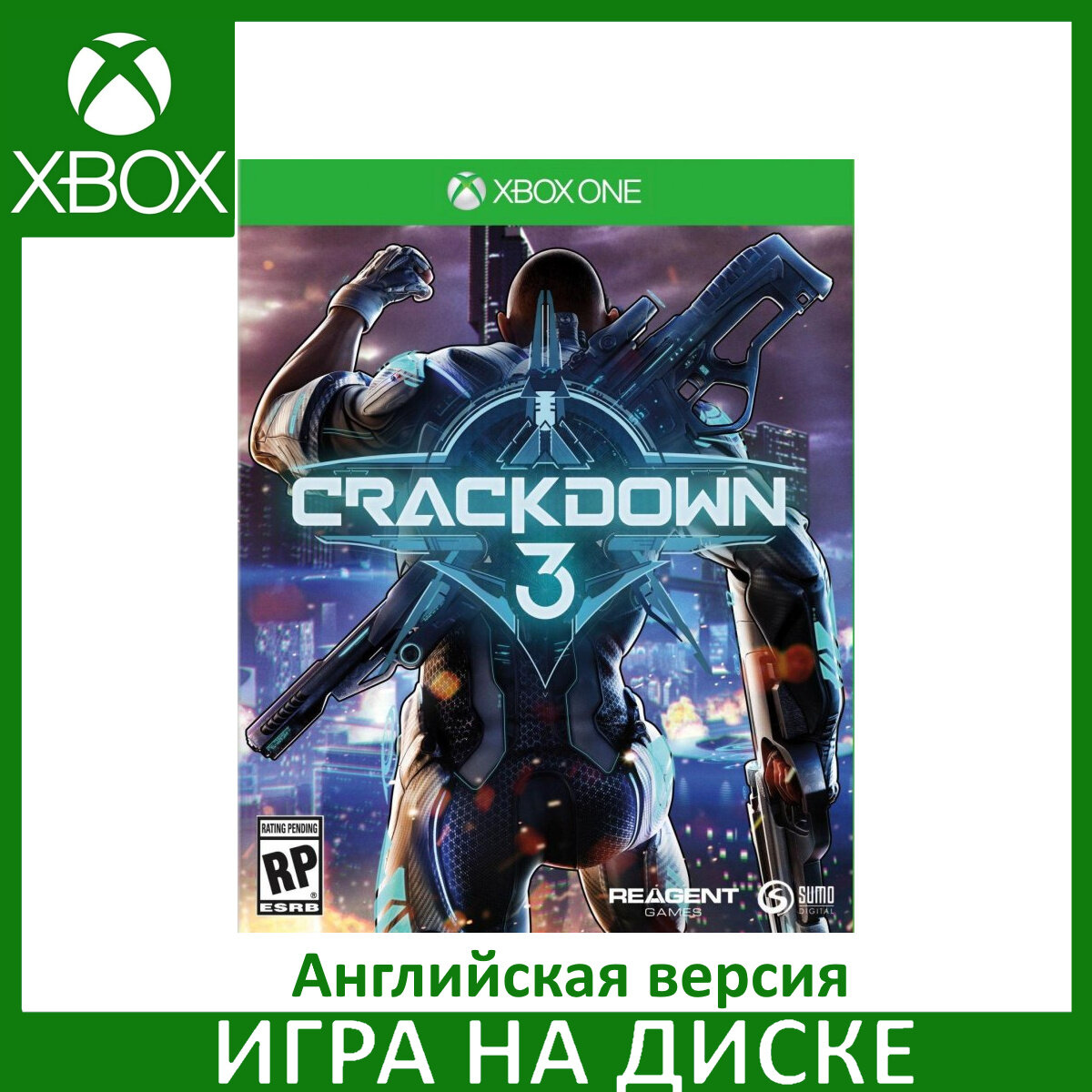 Игра Crackdown 3 Xbox One Английский язык Диск на Xbox One