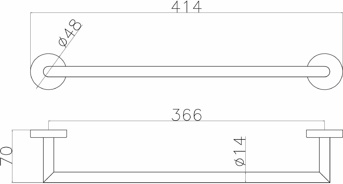 Держатель для полотенец Allen Brau Priority 6.31A11-BN никель браш